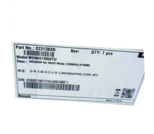 HUAWEI RRU5904 WD5MERUMH30 02311UWH for DBS3900/DBS5900